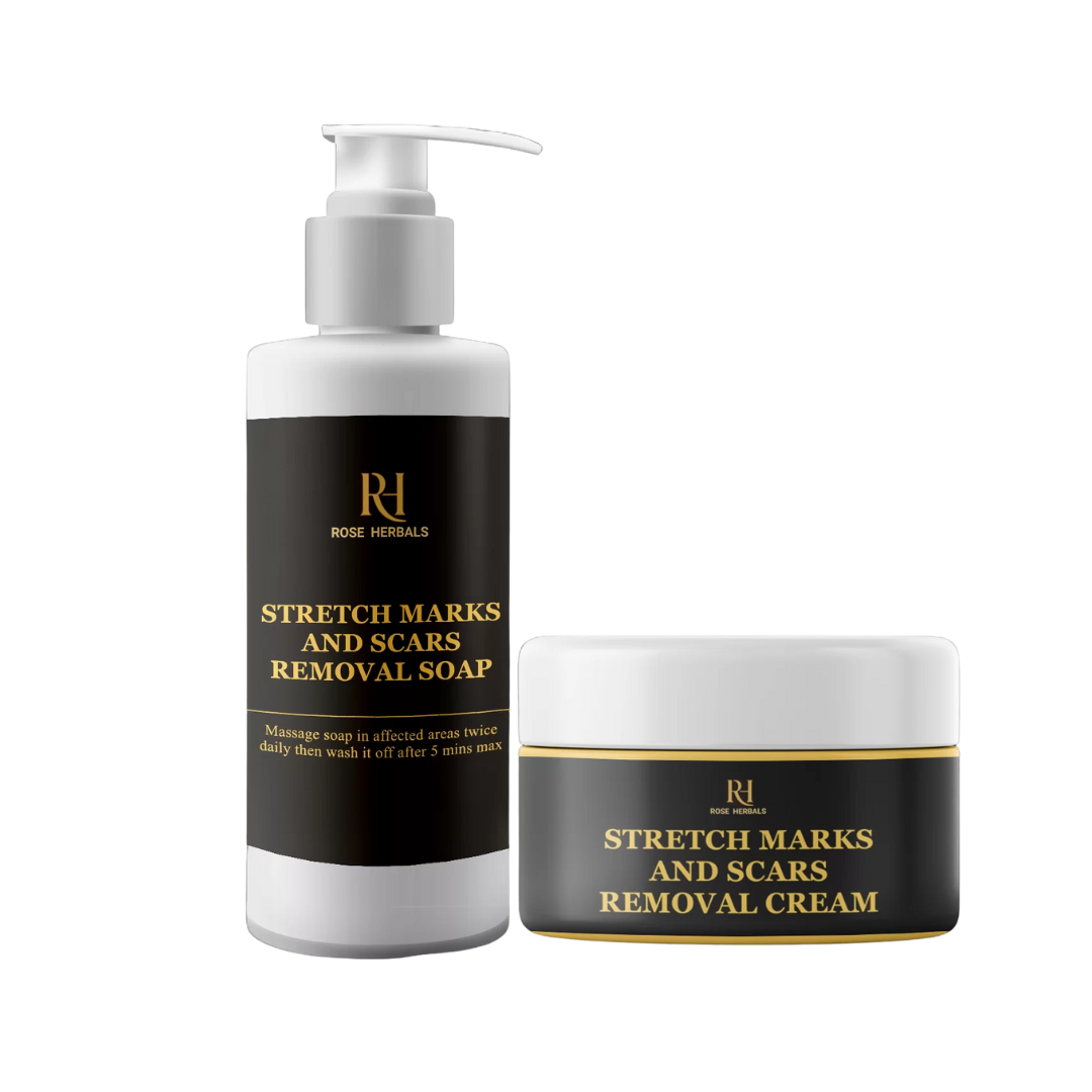 Stretch marks and scar removal kit – Rose Herbals